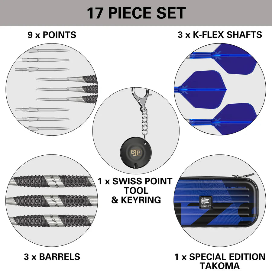 Target - 975 Ultra Marine 03 SP Steel Tip Darts - 97.5% Tungsten ...