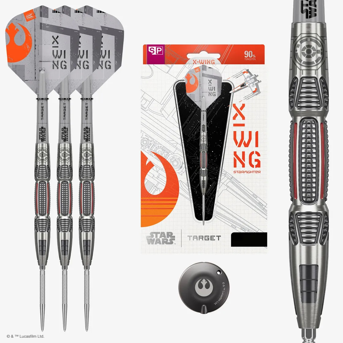 Target Darts / Star Wars - X-Wing Darts - 90% Tungsten – Darts and Cues ...